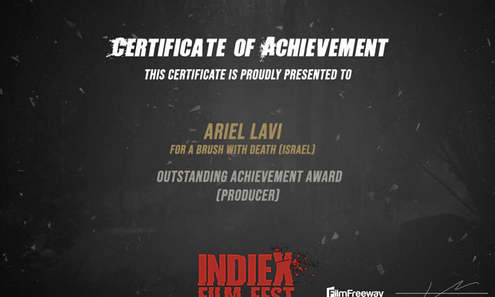 Ariel Lavi Won Best Producer Award at indiex Film Festival in Los ...