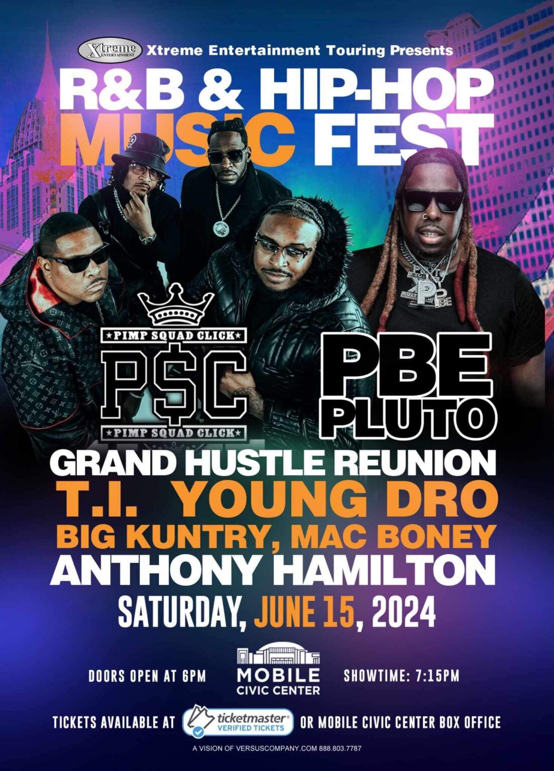 Alabama Rapper PBE PLUTO Headline’s a Show With T.I., ANTHONY HAMILTON ...
